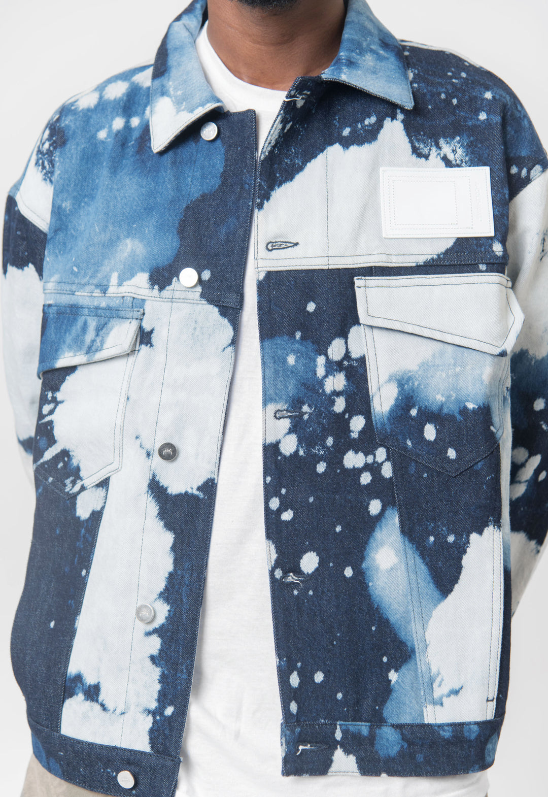 A-Cold-Wall* Hand Bleached Denim Jacket Blue ACWMH050 – NOMAD