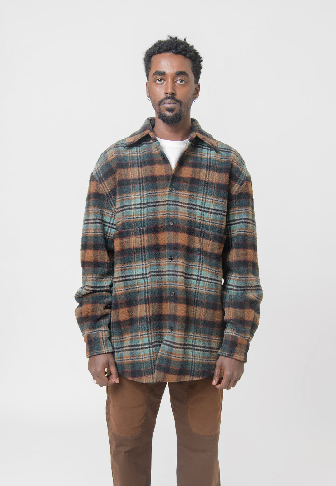 Check Shirt Jacket Multicolour – NOMAD