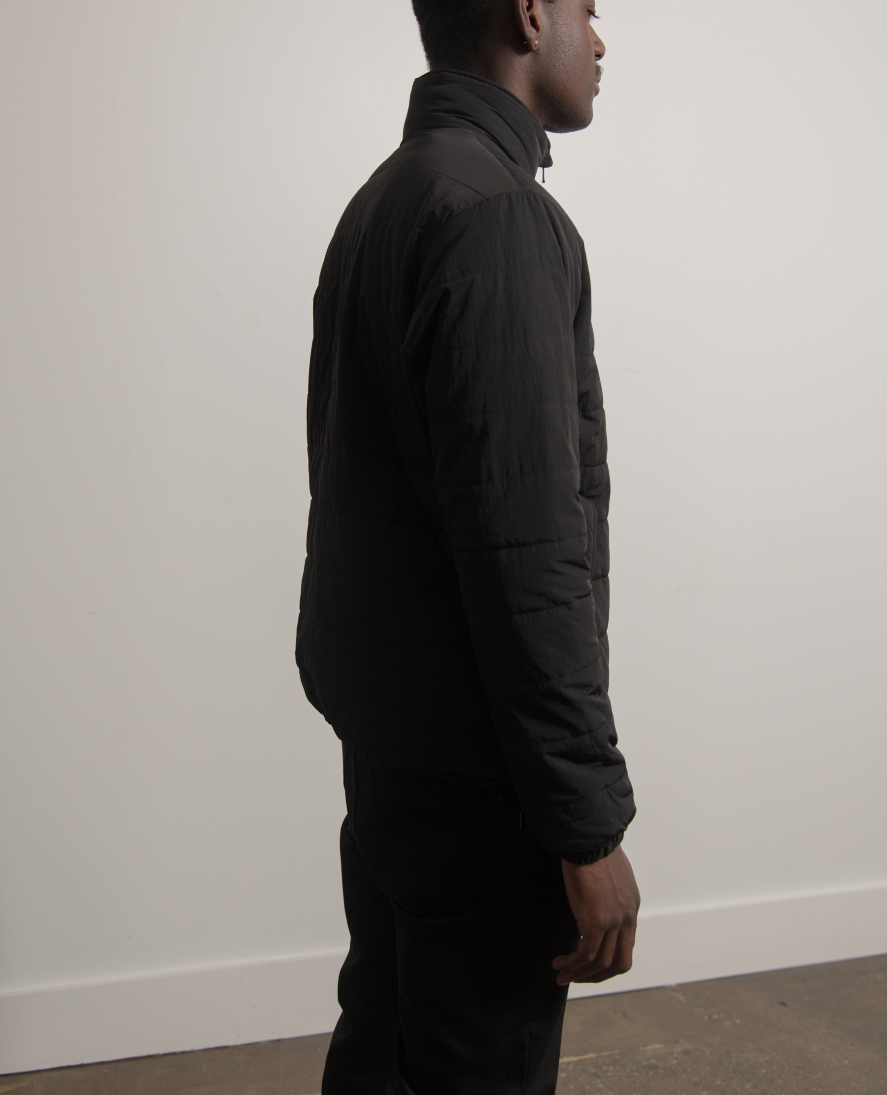 Ventilation Puffer Jacket Black – NOMAD